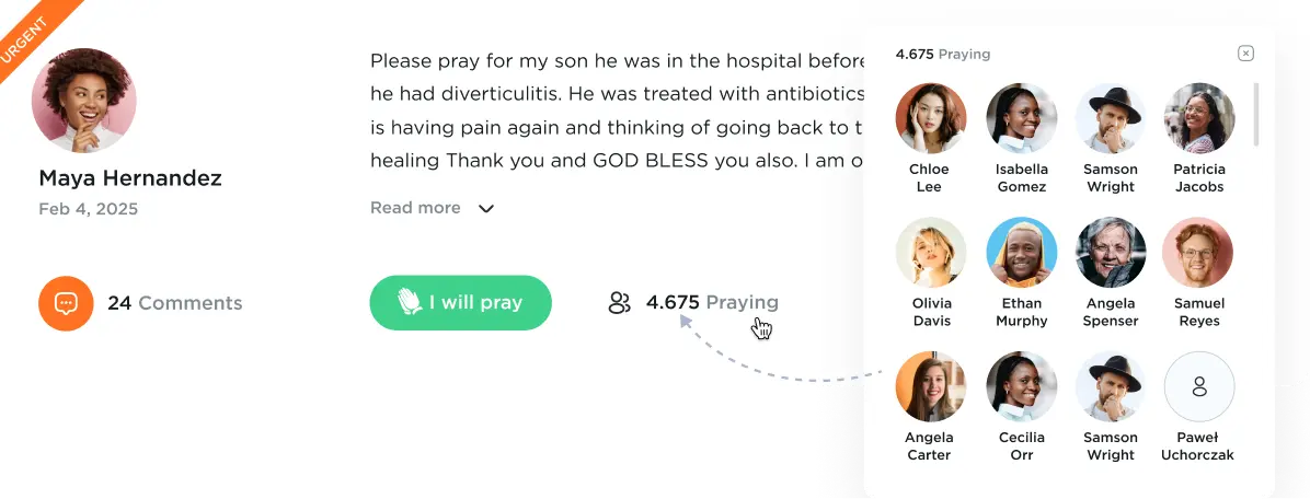 Prayer Platform - Digital Prayer Wall Software for Churches & Ministries